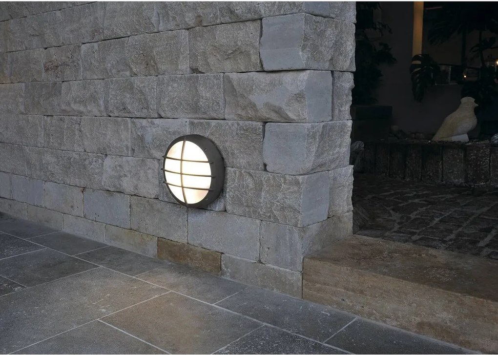 LA 229085 Venkovní svítidlo BULAN mřížka nástěnná antracit 230V E27 2x25W - BIG WHITE (SLV)
