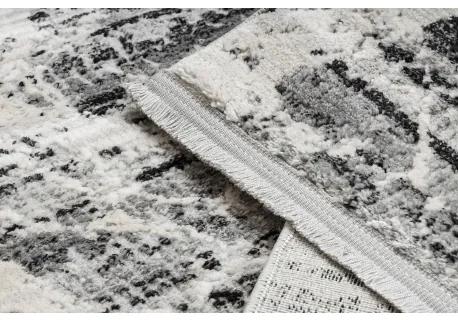 Dywany Luszczow Kusový koberec TULS střapce 51322 Mramor šedá / slonová kost Rozměr koberce: 200 x 290 cm