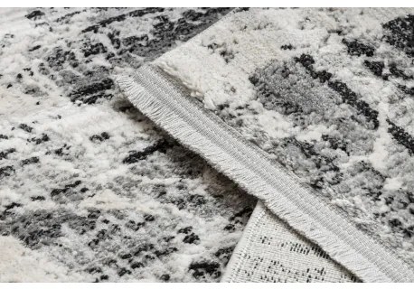 Dywany Luszczow Kusový koberec TULS střapce 51322 Mramor šedá / slonová kost Rozměr koberce: 240 x 330 cm