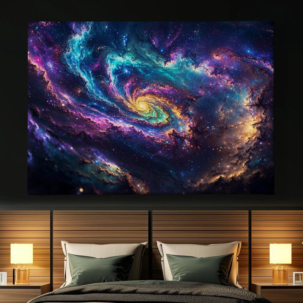 Obraz na plátně - Galaxie Pulan FeelHappy.cz Velikost obrazu: 180 x 120 cm