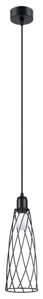 Sollux Lighting Závěsné svítidlo SUBA 1 Černá