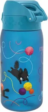 ion8 Leak Proof Dětská láhev Cats modrá 350 ml