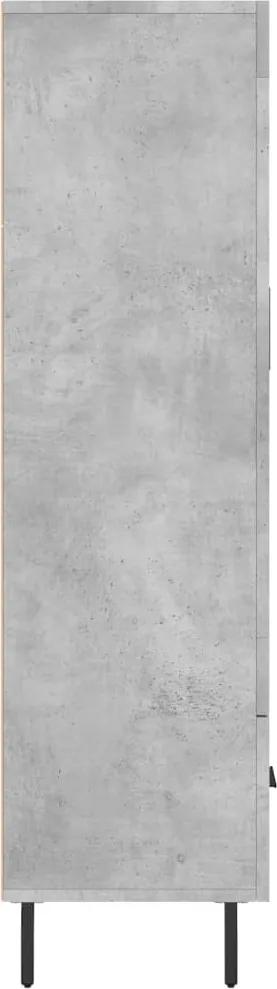vidaXL Skříň highboard 69,5 x 31 x 115 cm kompozitní dřevo [828320] Barva: hnědý dub