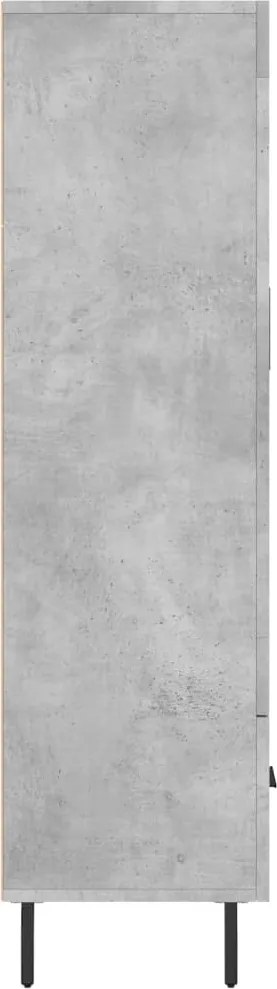 vidaXL Skříň highboard 69,5 x 31 x 115 cm kompozitní dřevo [828320] Barva: šedá sonoma