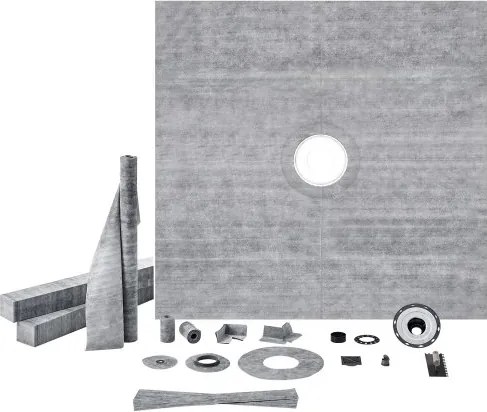 Souprava sprchového obrubníku, 1828 × 1828 mm Souprava sprchové vaničky s 50,8 mm