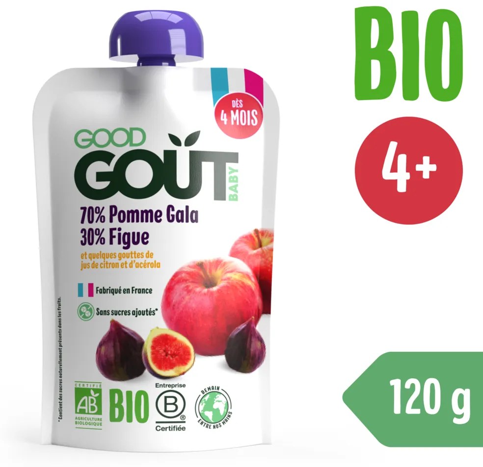 Good Gout BIO Jablko s fíky (120 g)