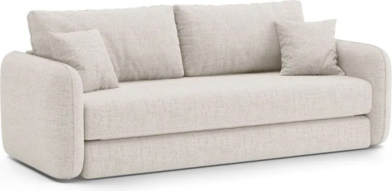 Krémová rozkládací pohovka 225 cm Dormi – Micadoni