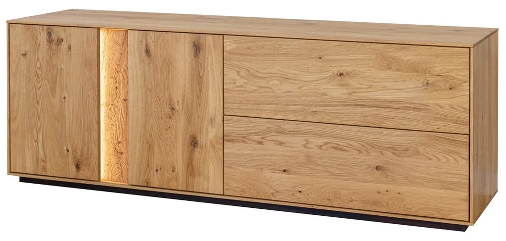 Massivo.cz TV komoda Collodi, dub, masiv (165 cm)