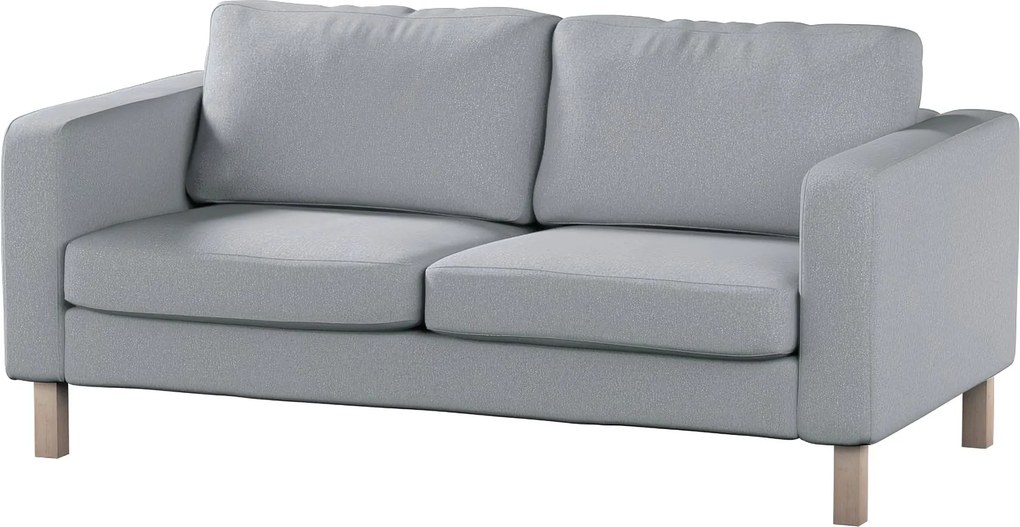 Potah na pohovku IKEA Karlstad 2-místná, nerozkládací, krátký barva šedá látka pletený vzor