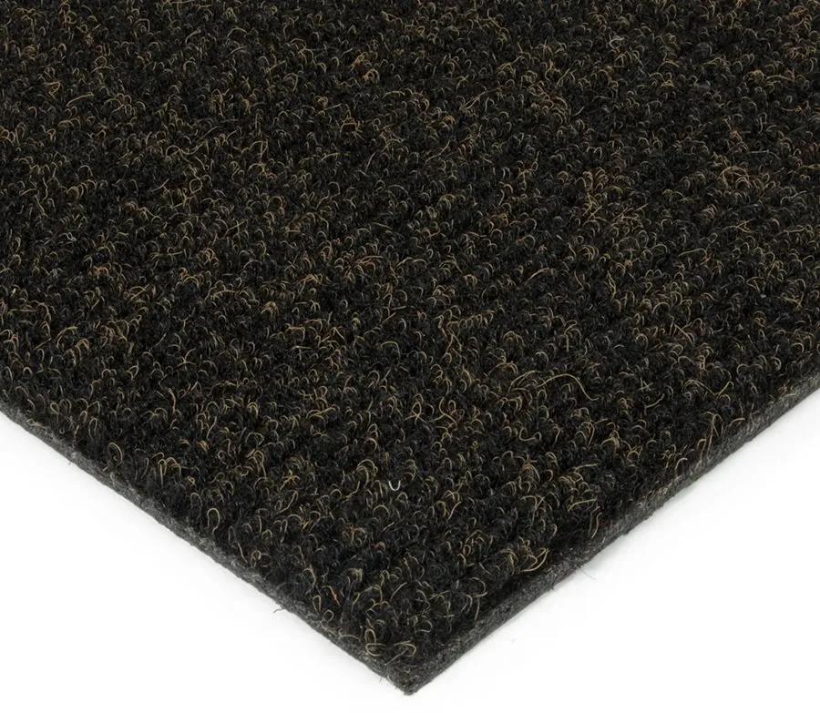 Černo-hnědá kobercová vnitřní čistící zóna Catrine - 50 x 200 x 1,35 cm