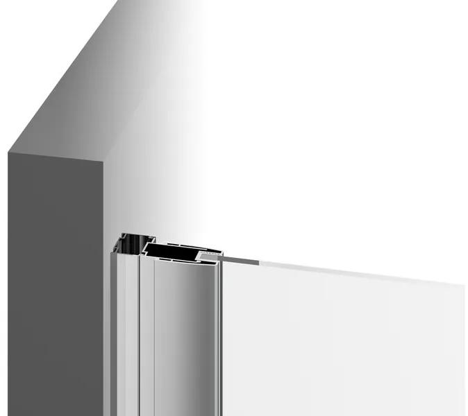 Ravak Pivot PDOP2+PPS Sprchový kout obdélníkový 100x80 cm Profil: Bílá, Sklo: Hladké čiré