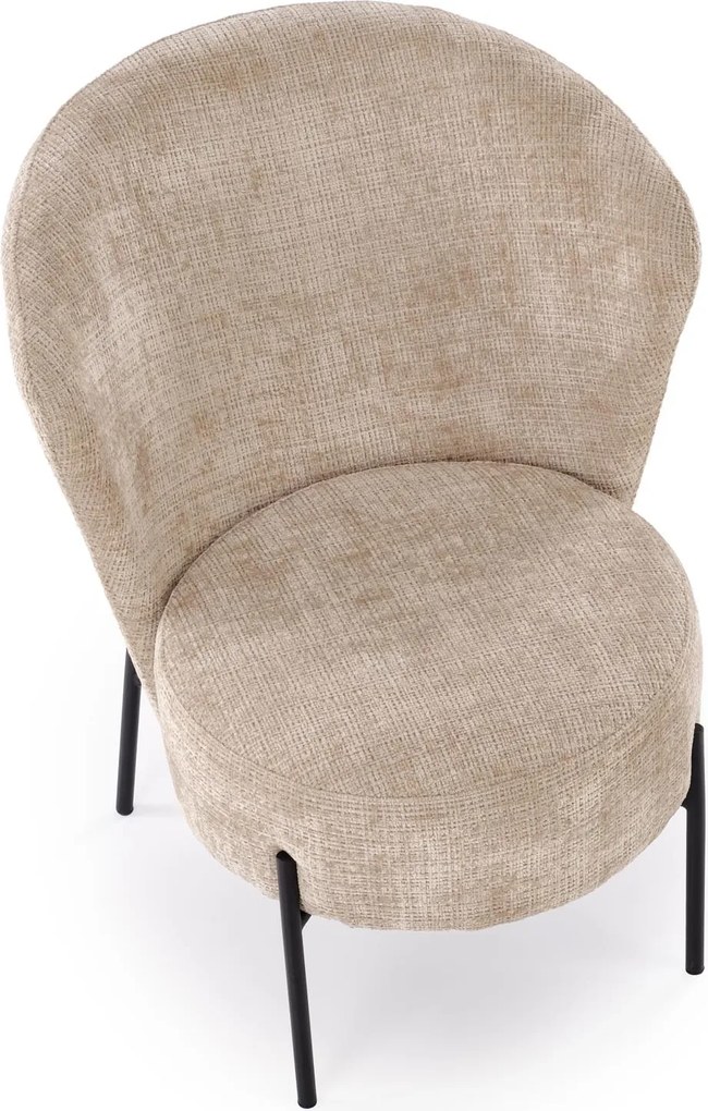 Čalouněné designové křeslo CEZAR béžové