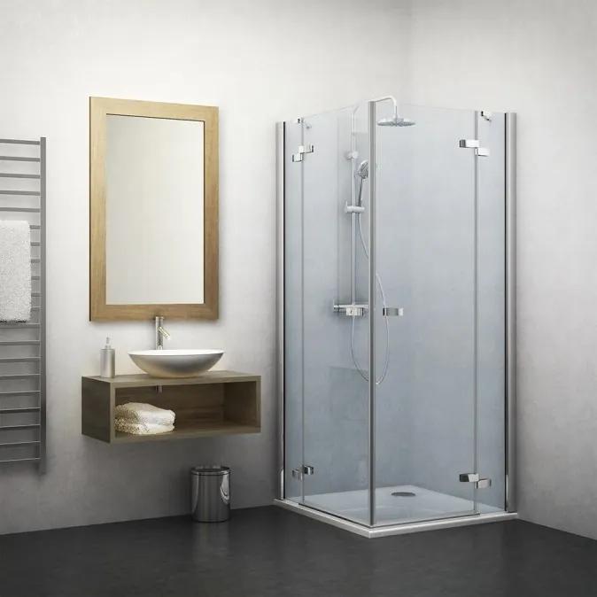 ROTH ELEGANT LINE GDOP1/1500 sprchové dveře 1500x2000mm pravé jednokřídlé, bezrámové, brillant/transparent, 132-150000P-00-02
