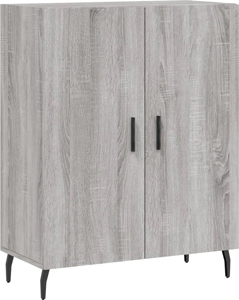 Skříň highboard šedá sonoma 69,5 x 34 x 180 cm kompozitní dřevo 3198231
