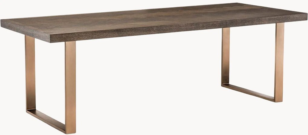 Jídelní stůl's dřevěnou deskou Melchior, v různých velikostech
