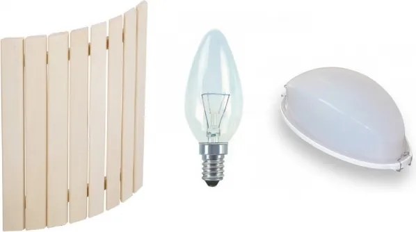 Set světlo, žárovka, stínítko Classic