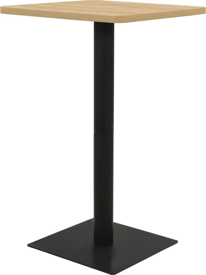 vidaXL Bistro stolek barva dub 78,5 x 78,5 x 107 cm [321929] Barva: Tmavě popelavá
