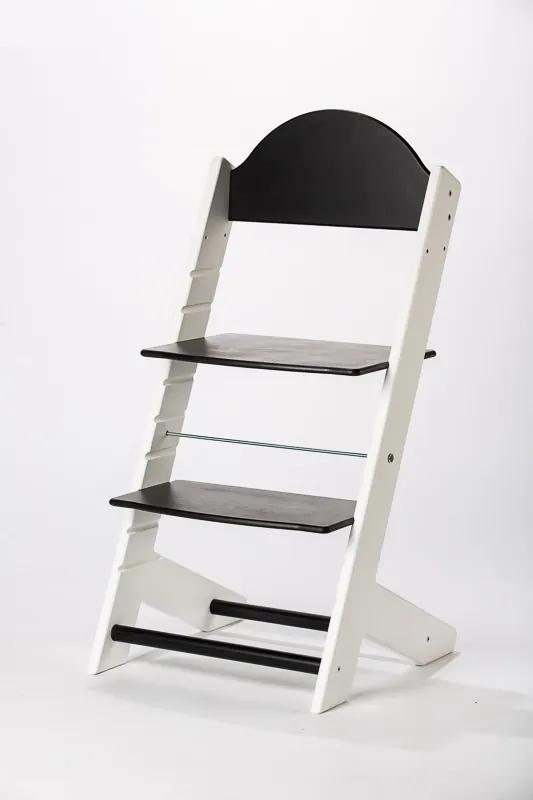 Lucas Wood Style rostoucí židle MIXLE -  bílá/černá rostoucí židle MIXLE: Autíčko