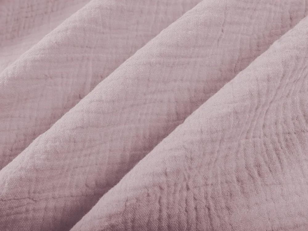 Biante Mušelínový povlak na polštář MSN-008 Pastelově fialkový 30 x 50 cm