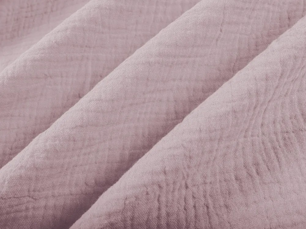 Biante Mušelínový povlak na polštář MSN-008 Pastelově fialkový 50 x 60 cm