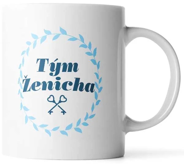 Sablio Hrnek Tým ženicha klíče - 330 ml - standard