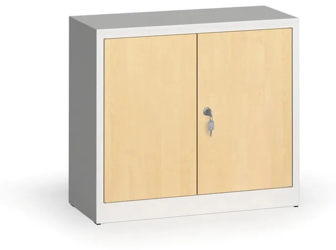 Alfa 3 Svařované skříně s lamino dveřmi, 800 x 920 x 400 mm, RAL 7035/bříza