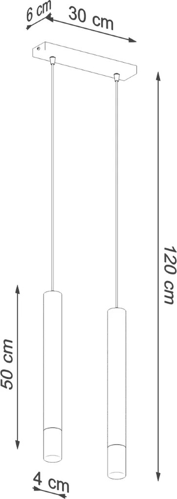Sollux Lighting Závěsné svítidlo WEZYR 2 černé