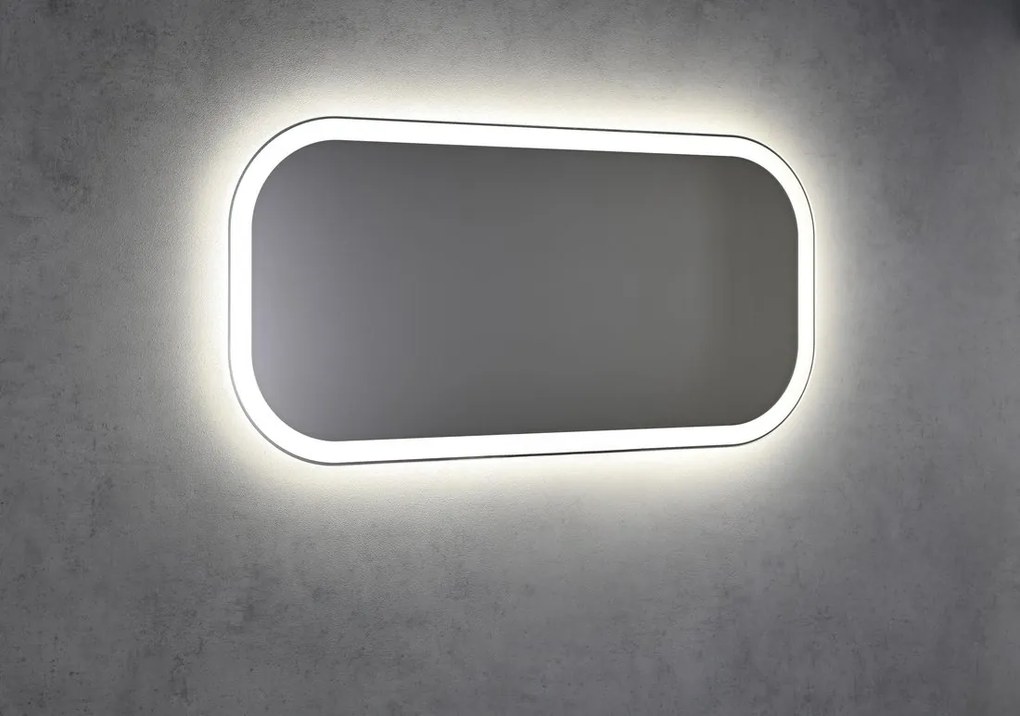 Sapho MANOR zrcadlo s LED osvětlením 50 x 100 cm