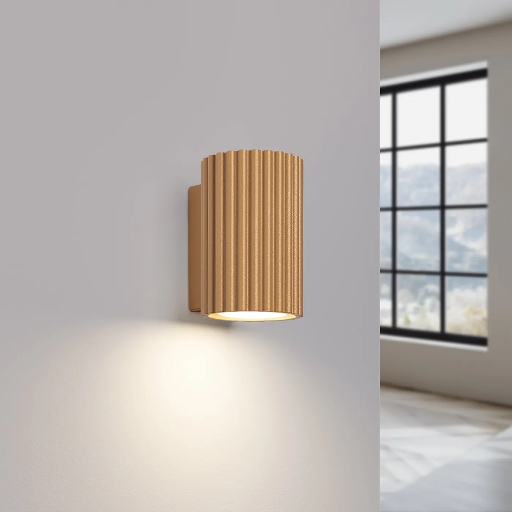 Sollux Lighting Nástěnné svítidlo KARBON 10 zlaté