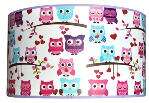 LAMPDAR Dětské stropní svítidlo OWLS 2xE27/60W/230V SA0665