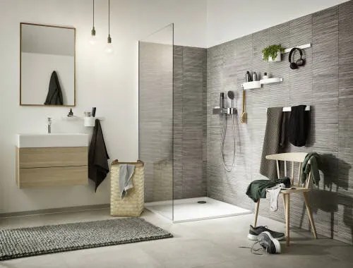 Hansgrohe WallStoris, odkládací polička, bílá matná, HAN-27913700