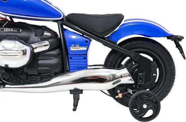 Elektrická motorka BMW R18 modrá