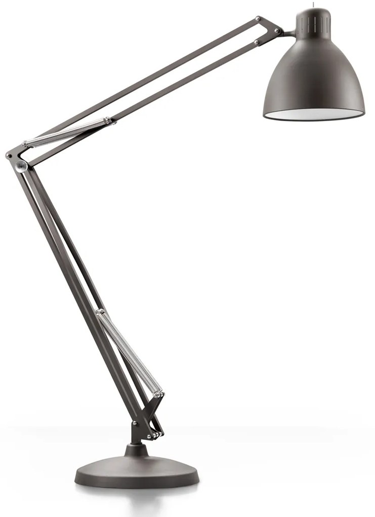 Leucos 0011144 JJ Great, šedá stojací lampa se stmívačem, 1x45W LED 2700/3000K, výška 285cm