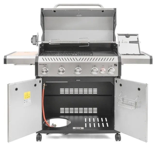 Plynový gril G21 Nebraska BBQ Premium line, 6 hořáků + zdarma redukční ventil