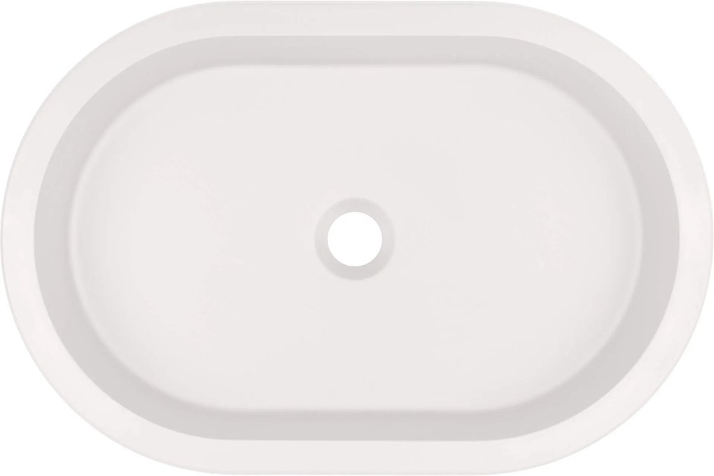 Deante Granite washbasin, undermount/inset, oval