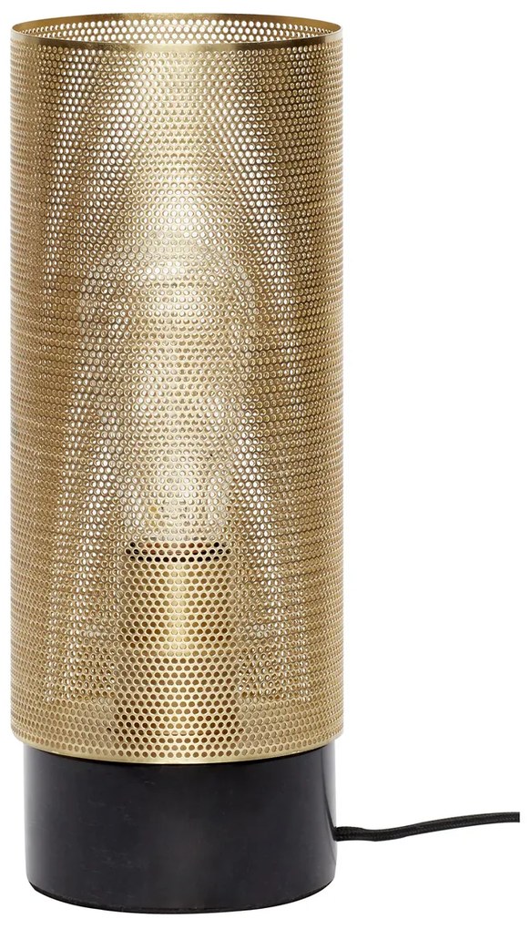 Hübsch Stolní lampa EDGE zlatá 991111