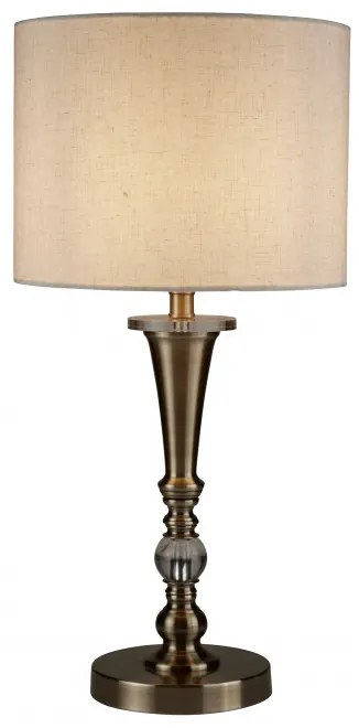 Searchlight EU1011AB Stylová stolní lampa OSCAR patina