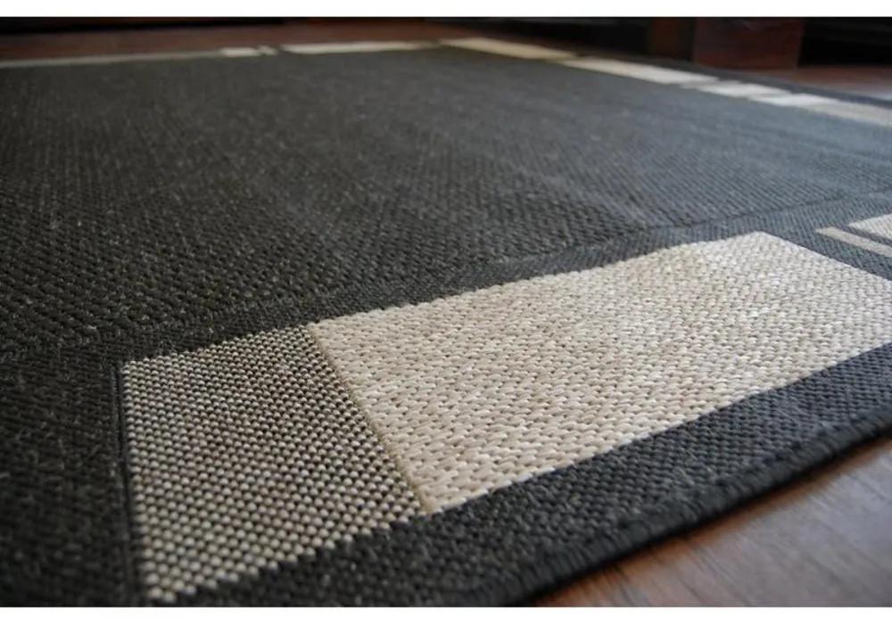 Kusový koberec Uga černý 240x330cm