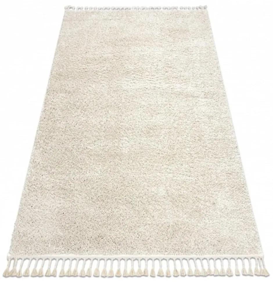 Kusový koberec Shaggy Berta krémový 140x190cm