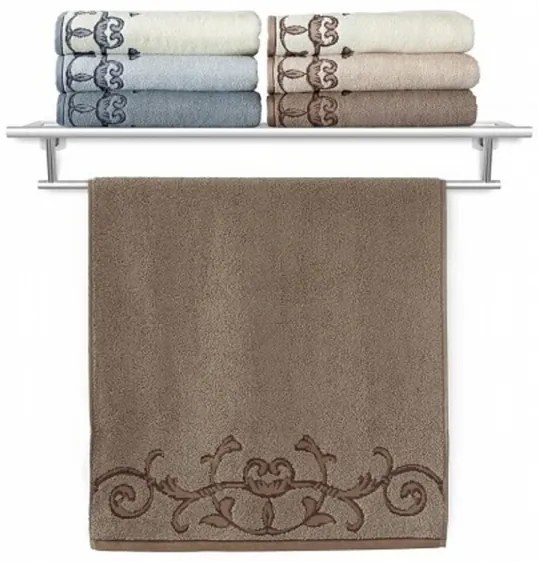 Veba Ručník a osuška Terry Barocco 500g/m2  Ručník Terry Barocco I. hnědá 50x100 cm
