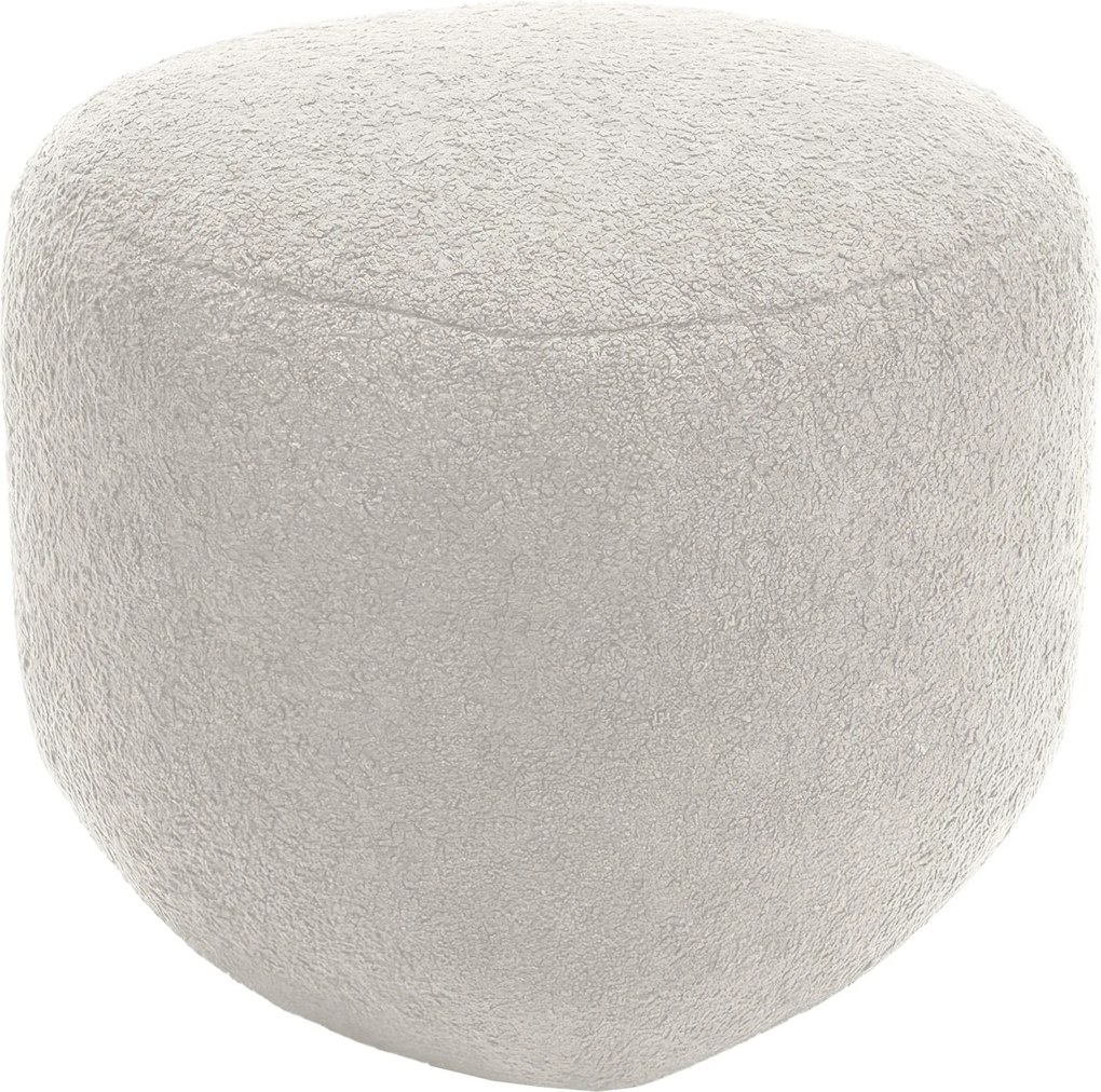 Taburet Alfrisa Teddy – krémová