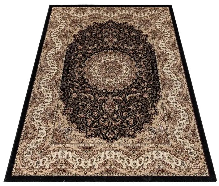 Ayyildiz Kusový koberec KASHMIR 2606, Černá Rozměr koberce: 200 x 290 cm
