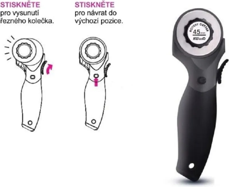 Rotační řezací nůž KW-Trio 3804