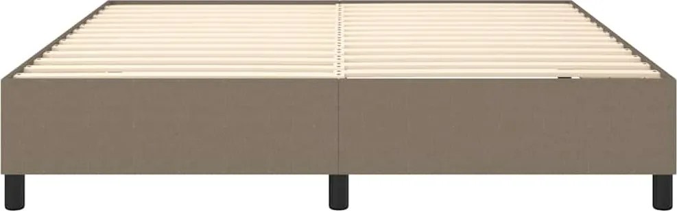 Rám postele s boxspringem taupe 180 x 200 cm textil 3120882