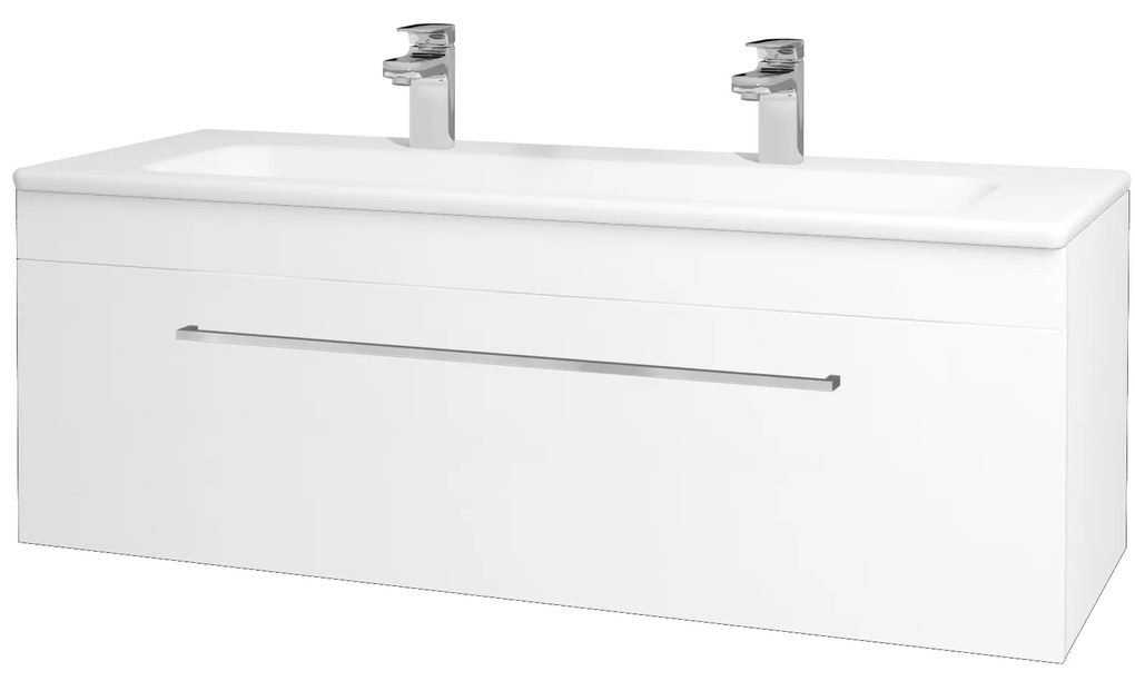 Dřevojas Koupelnová skříň ASTON SZZ 120 Varianta: N06 Lava / Úchytka T01 / N06 Lava
