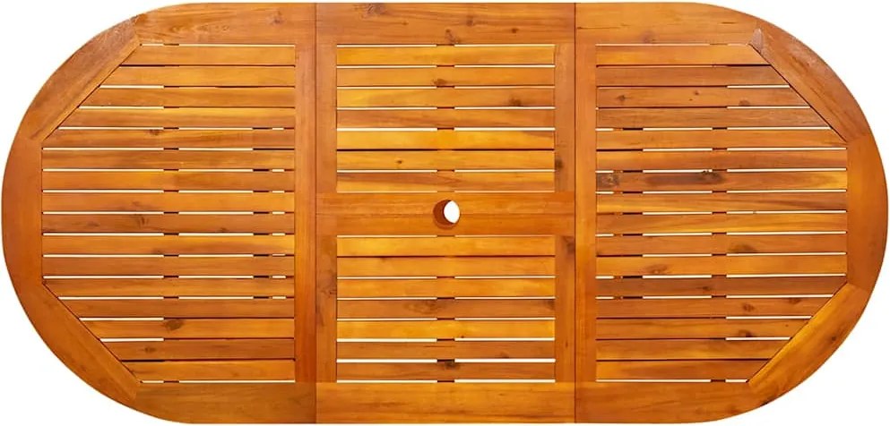 Zahradní jídelní stůl (120–170) x 80 x 75 cm masivní akácie 316567