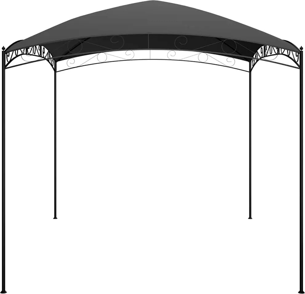 Altán 3 x 4 x 2,65 m antracitový 180 g/m² 313911