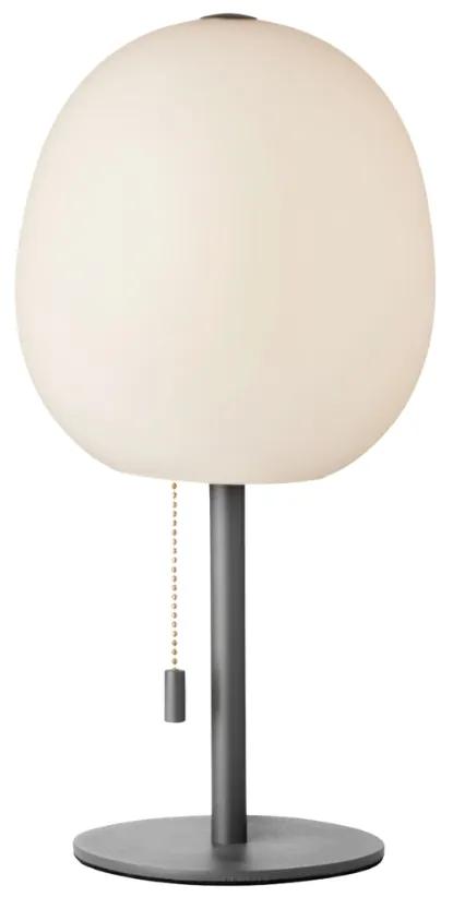 OnaDnes -20% Stříbrná kovová stolní lampa Halo Design Wrong 32 cm