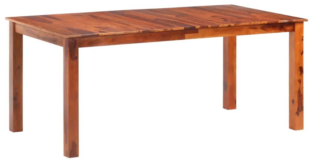 vidaXL Jídelní stůl 180 x 90 x 76 cm masivní sheeshamové dřevo