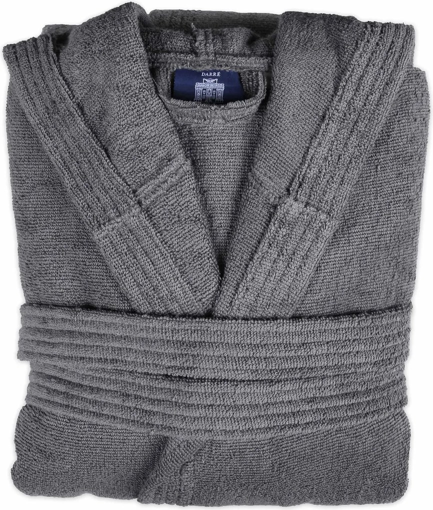 Luxusní župany COMFORT DI CASA - tmavě šedá Velikost: S-M